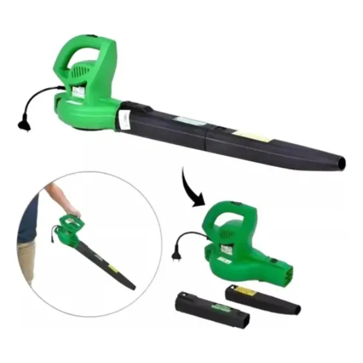 Soprador De Folhas Elétrico 2000w Garthen - Bendo Distribuidora